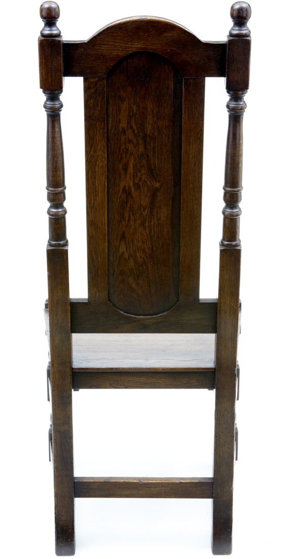 Oak pannel back chairs | Martlesham Antiques