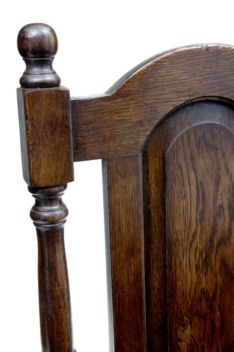 Oak pannel back chairs | Martlesham Antiques