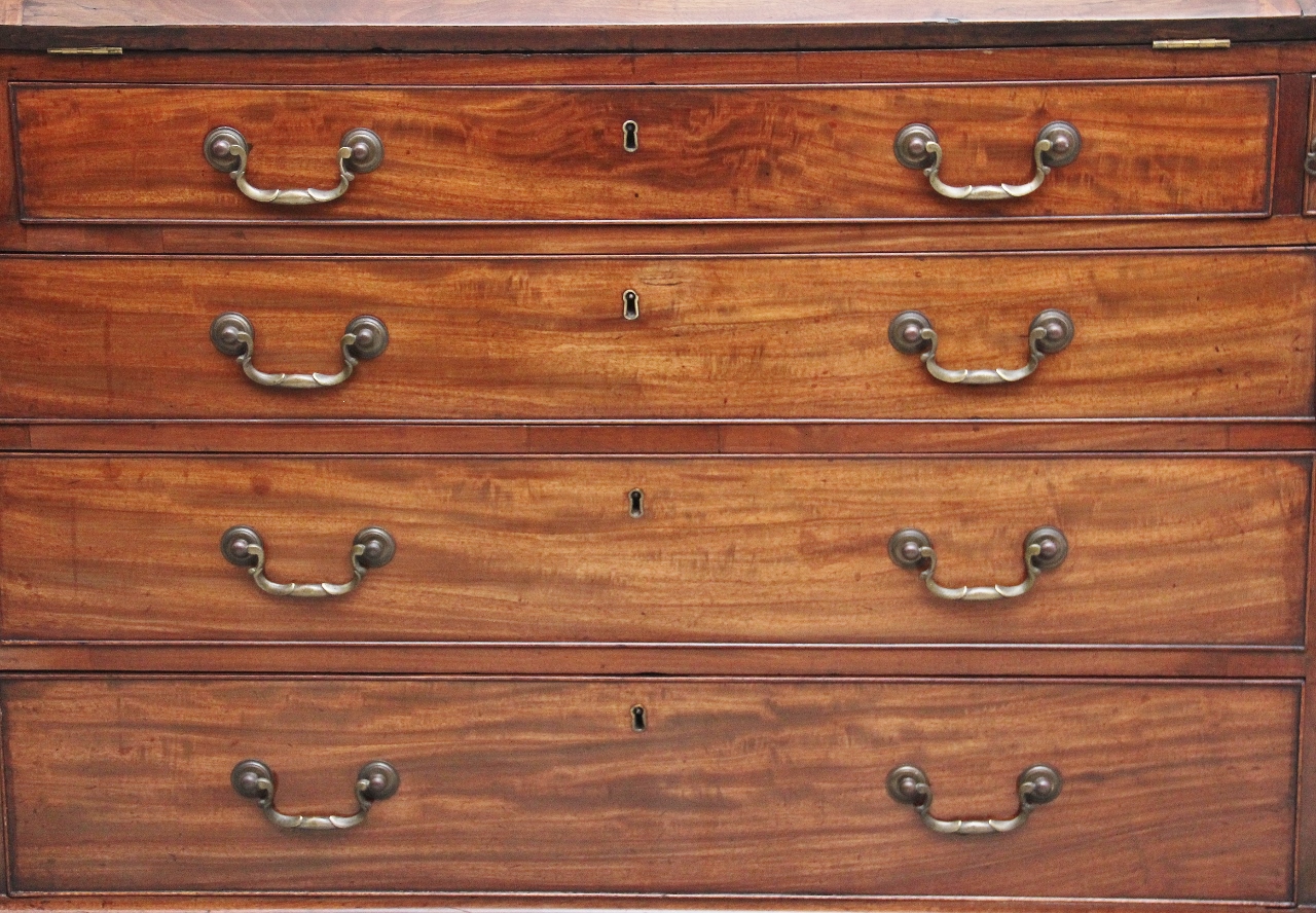 18th Century mahogany bureau | Martlesham Antiques