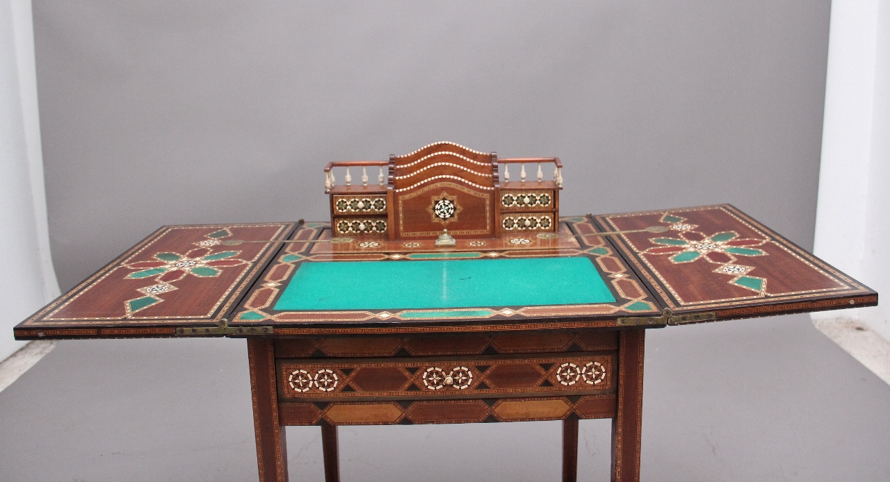 19th Century metamorphic Syrian writing table | Martlesham Antiques