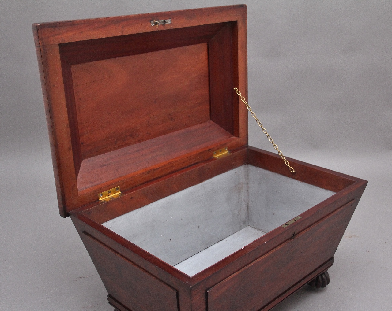 19th Century mahogany cellarette of sarcophagus form | Martlesham Antiques