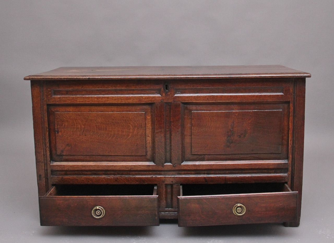 18th Century oak mule chest | Martlesham Antiques