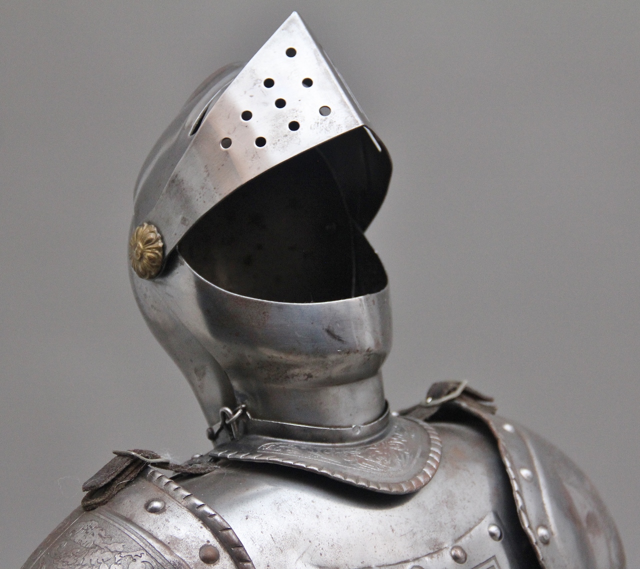 An impressive early 20th miniature suit of armour | Martlesham Antiques