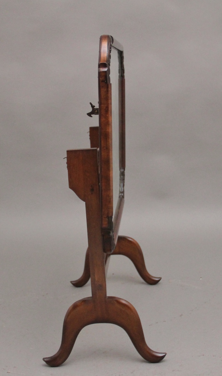 Mid 20th Century walnut fire screen table | Martlesham Antiques