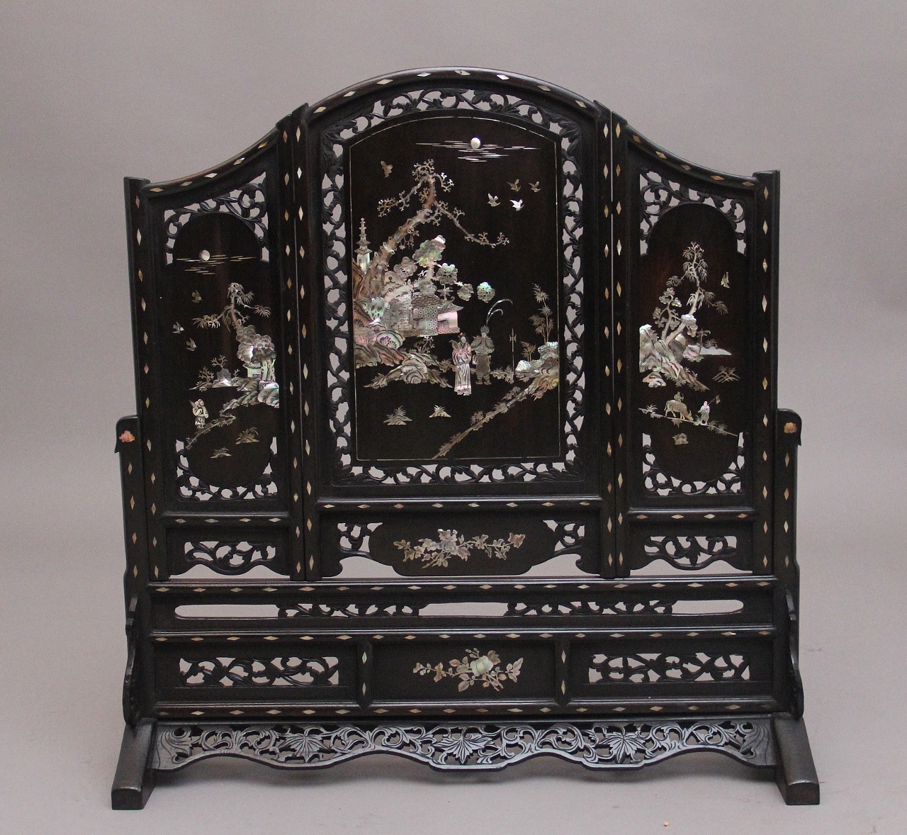 19th Century Chinese table screen | Martlesham Antiques